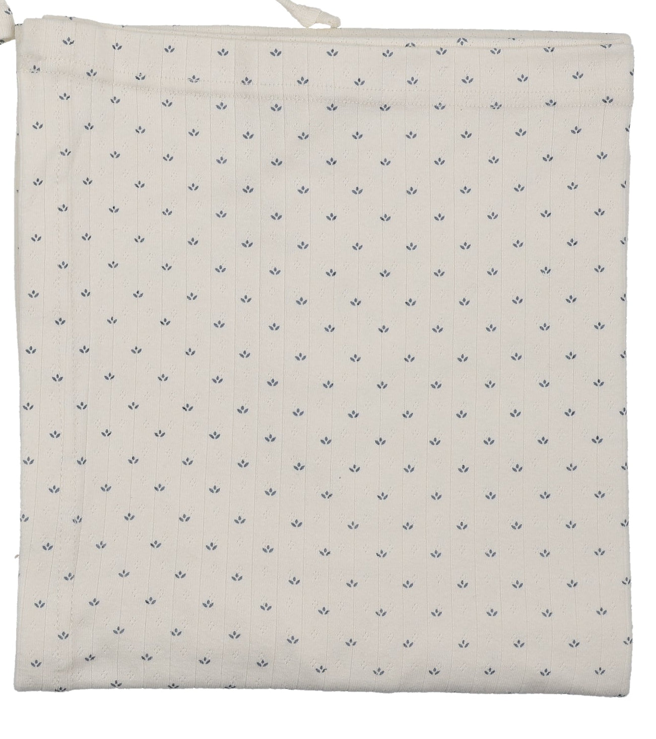 Lilette Cream/Blue Floret Print Blanket FPFST-CREB – Panda and Cub